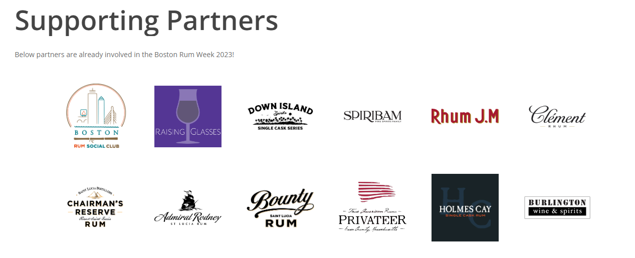 Partners - Boston Rum Week
